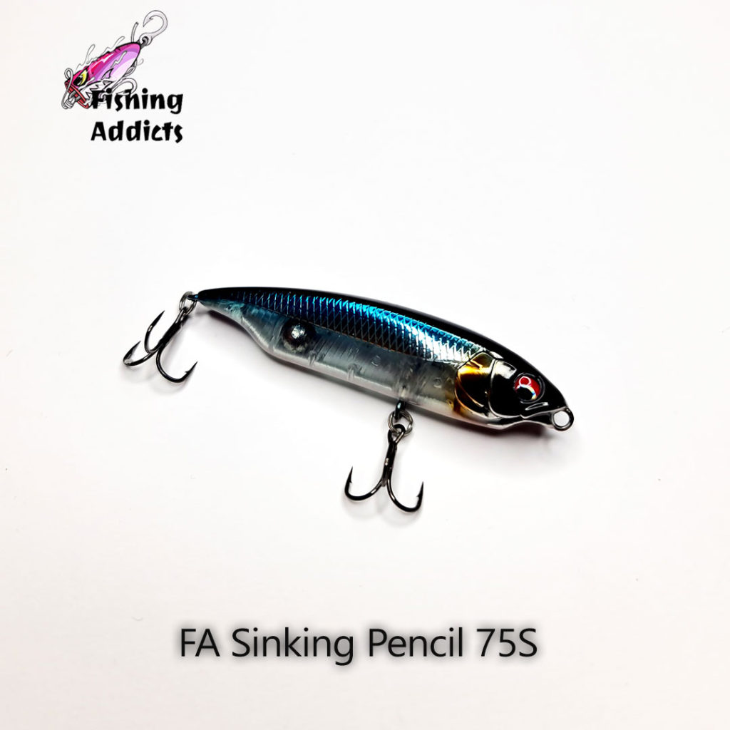 פנסיל שוקע לאט FA Sinking Pencil 75S - fishing addicts