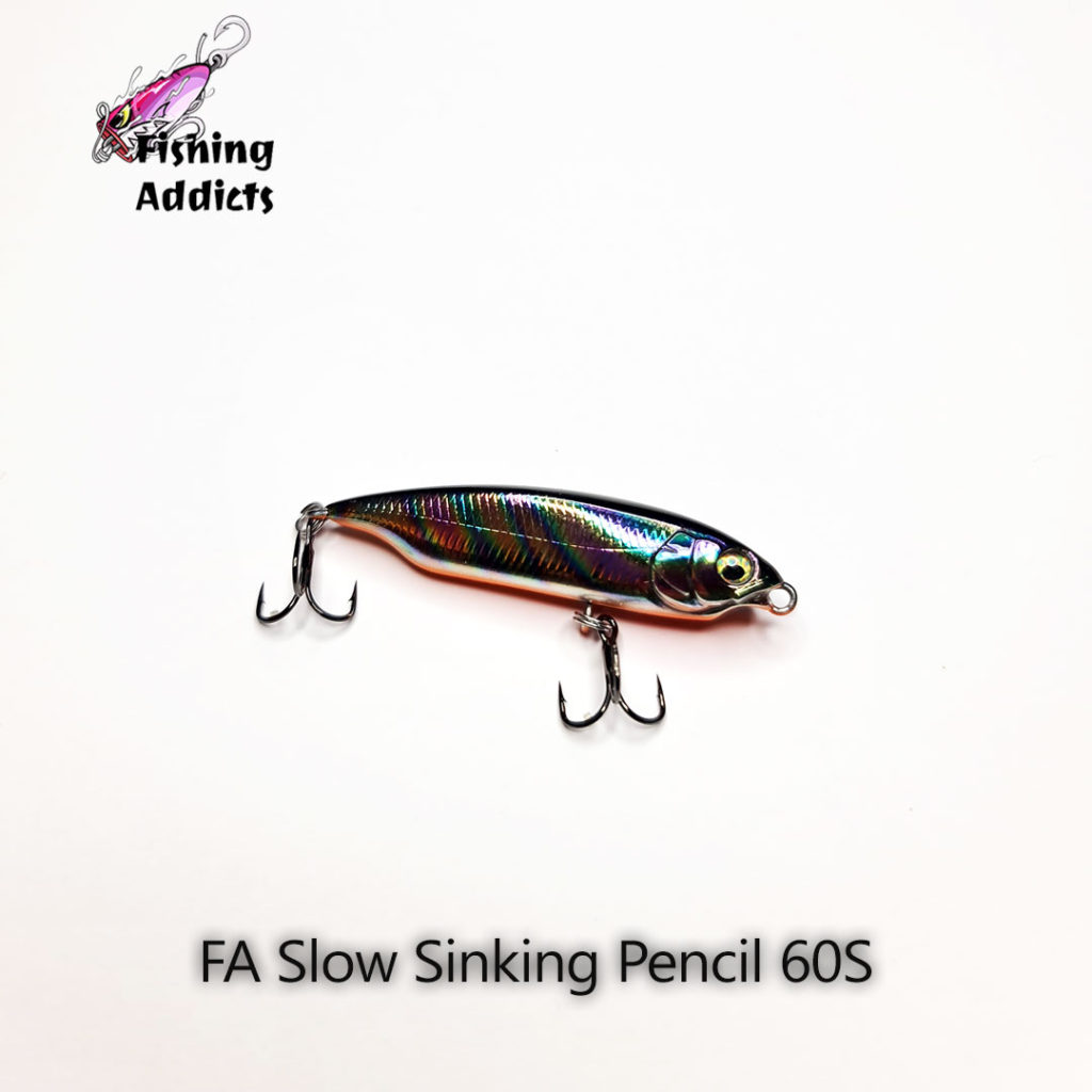 פנסיל שוקע לאט FA Sinking Pencil 60S - fishing addicts