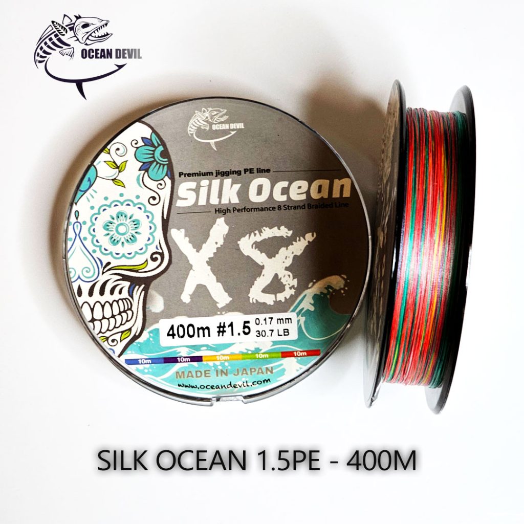 Silk Ocean Premium Jigging X8 PE Line - 1.5PE - fishing addicts