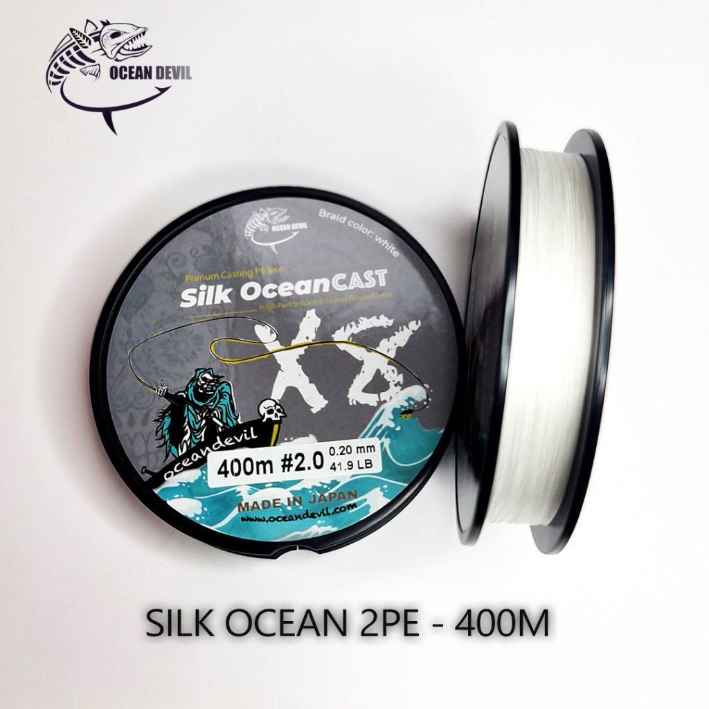 Silk Ocean Premium Jigging X8 PE Line - 2PE - fishing addicts