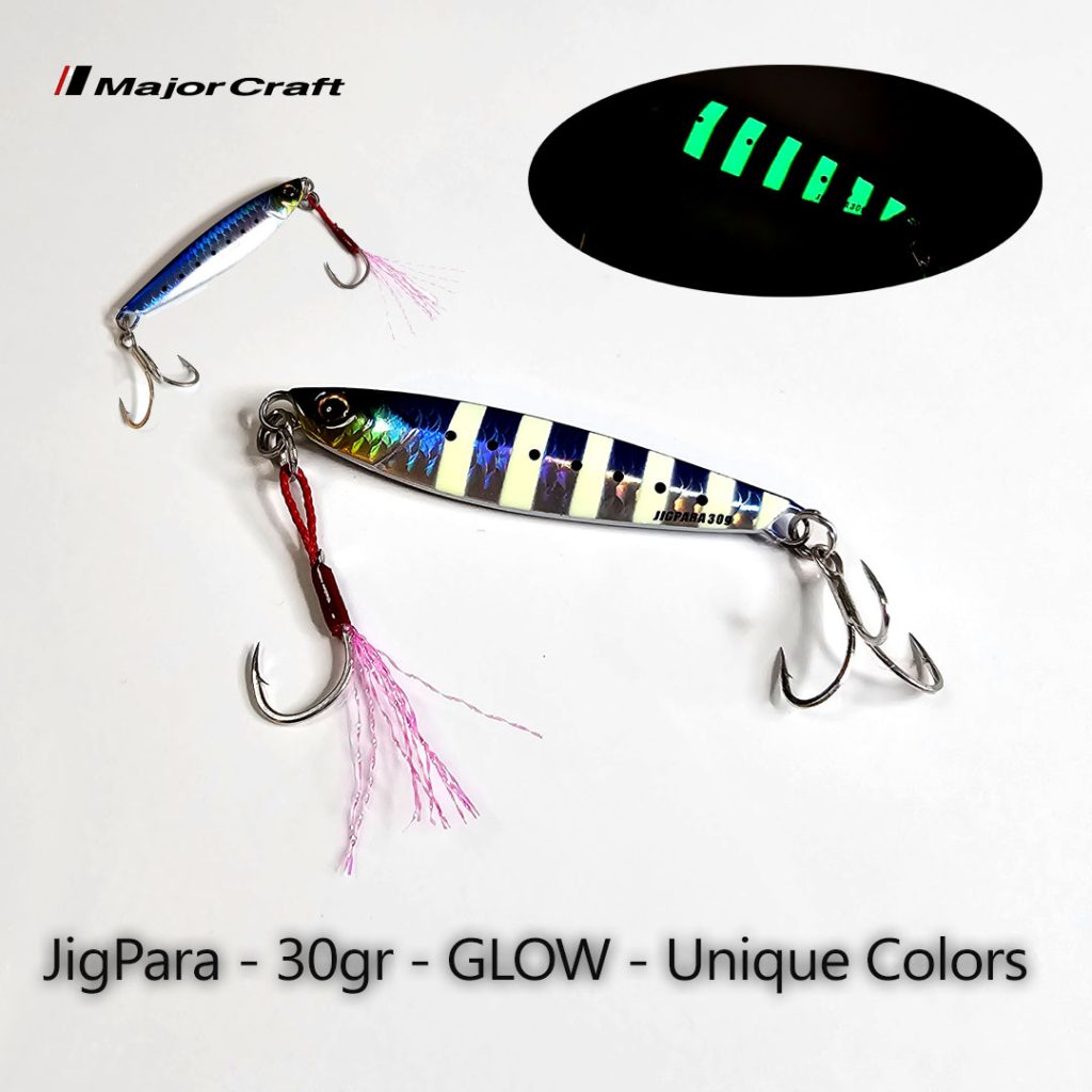 Major Craft JigPara - 30gr - Uniqe Colores Glow - fishing addicts